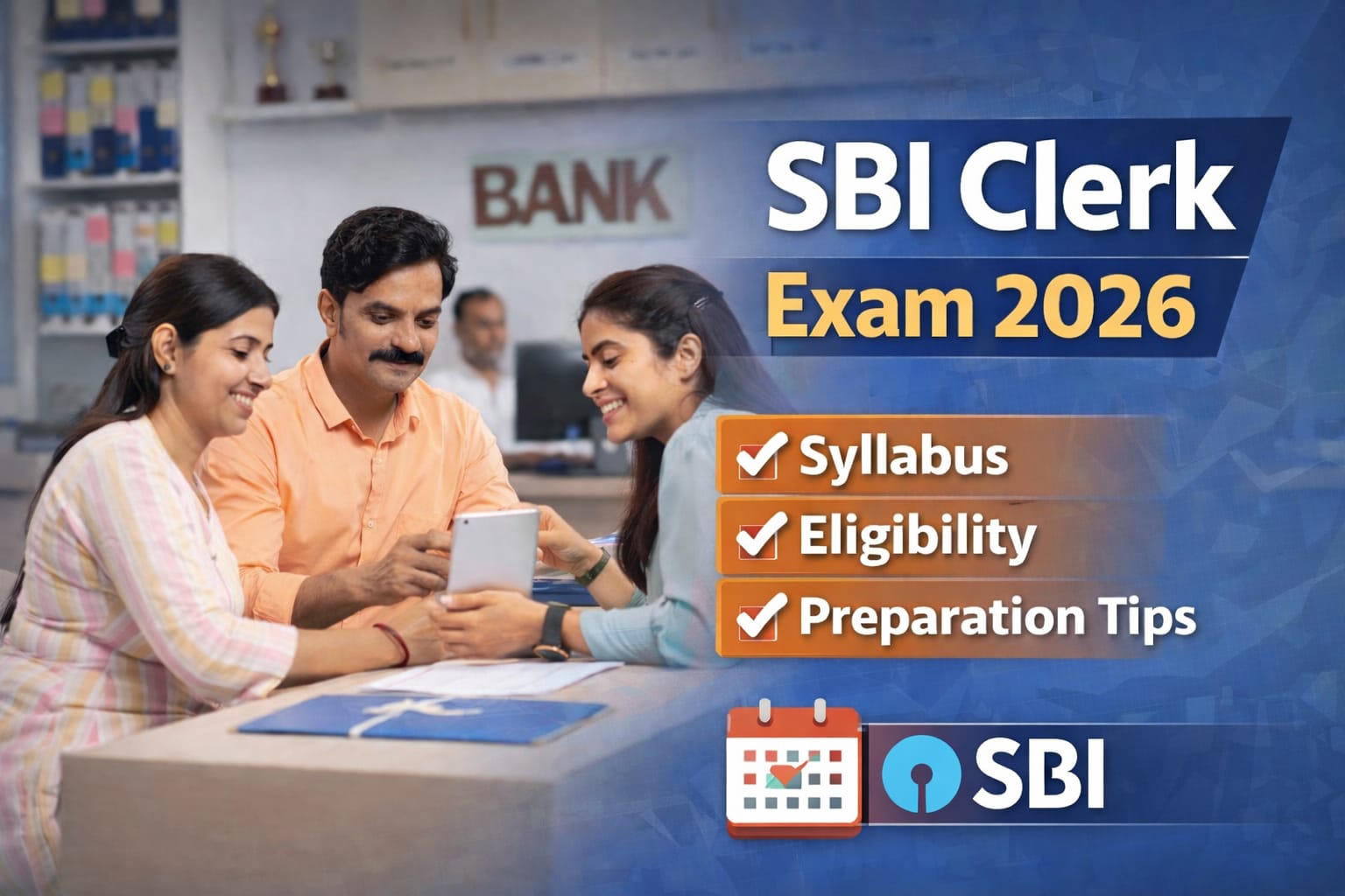SBI Clerk Exam 2026: Dates, Eligibility, Correct Syllabus, Exam Pattern ...